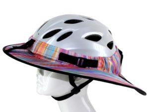Da Brim Sporty Cycling Helmet Visor Pastel Ribbons | Cycle To-Go