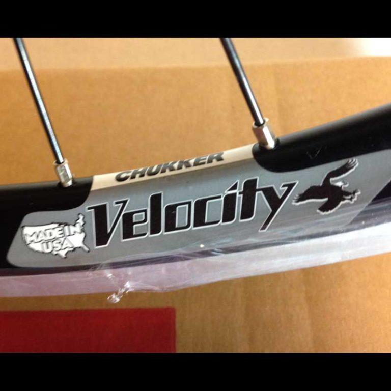 Velocity 700 Black Chukker Wheel Set Wheels | Cycle To-Go