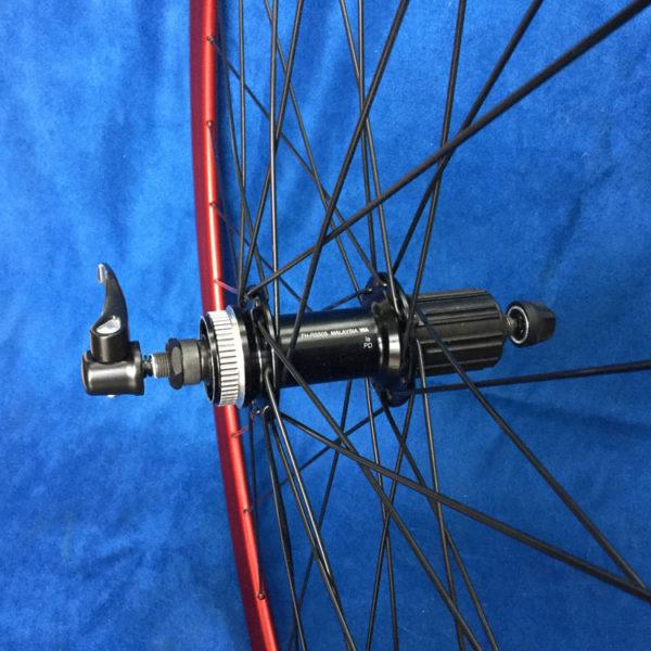 Velocity 700c Red Deep V Wheel Set | Cycle To-Go